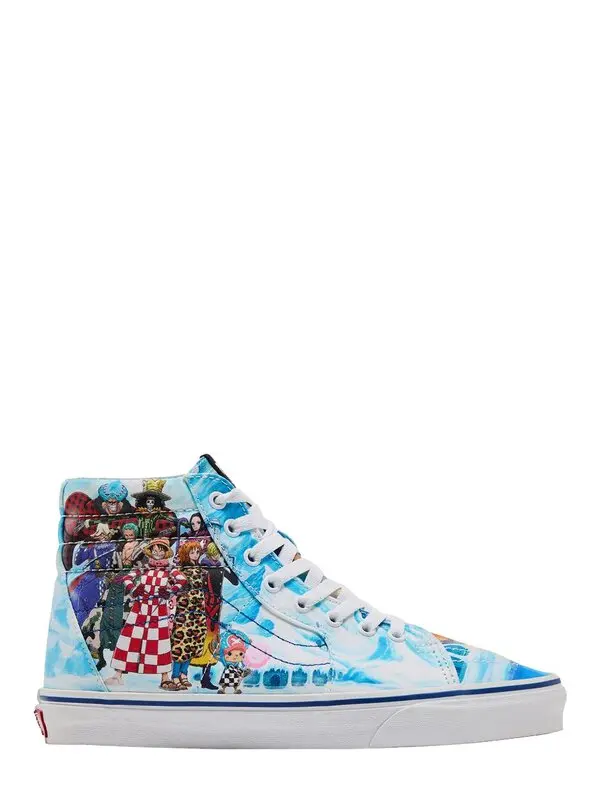 VANS One Piece X Sk8-hi Punk Hazard Sneakers - Blue