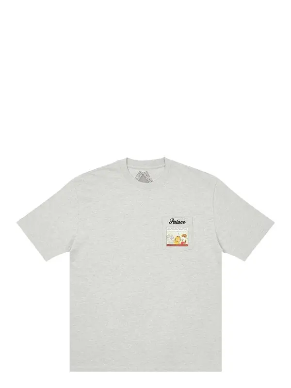 PALACE Garfield Pocket T-shirt Marl - Grey