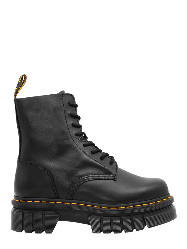 Dr. Martens Audrick Leather Platform Ankle Boot - Black