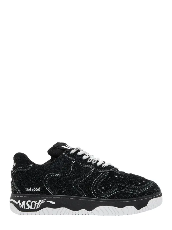MSCHF Perrotin X Super Normal 2 '5 O'clock Shadow' Sneakers - Black