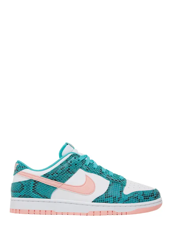 Nike Dunk Low Washed Snakeskin - Teal
