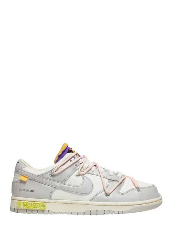 Nike Off- X Dunk Low 'lot 24 Of 50 - White