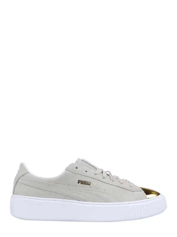 PUMA Suede Platform Sneakers - White