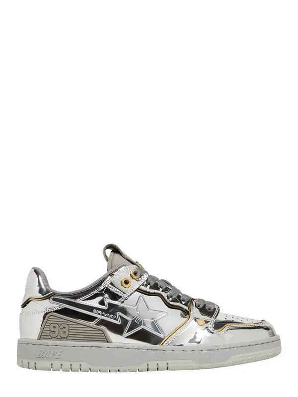 BAPE Hajime Sorayama X Sk8 Sta Sneakers - Silver