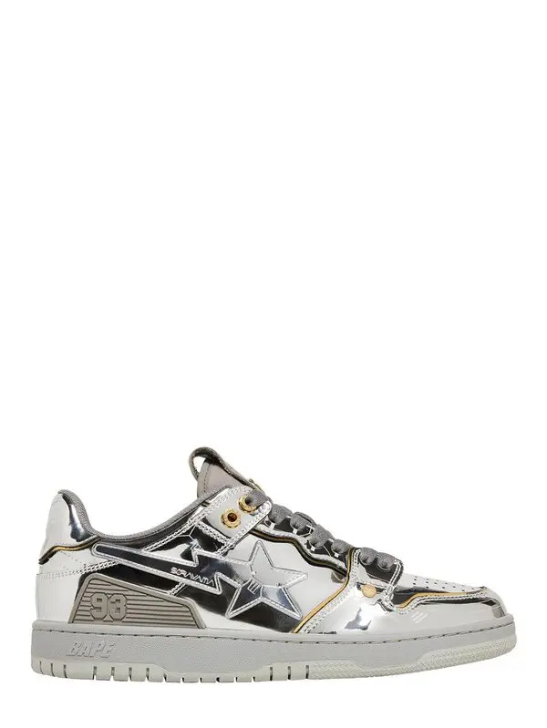 A BATHING APE Hajime Sorayama X Sk8 Sta Sneakers - Silver