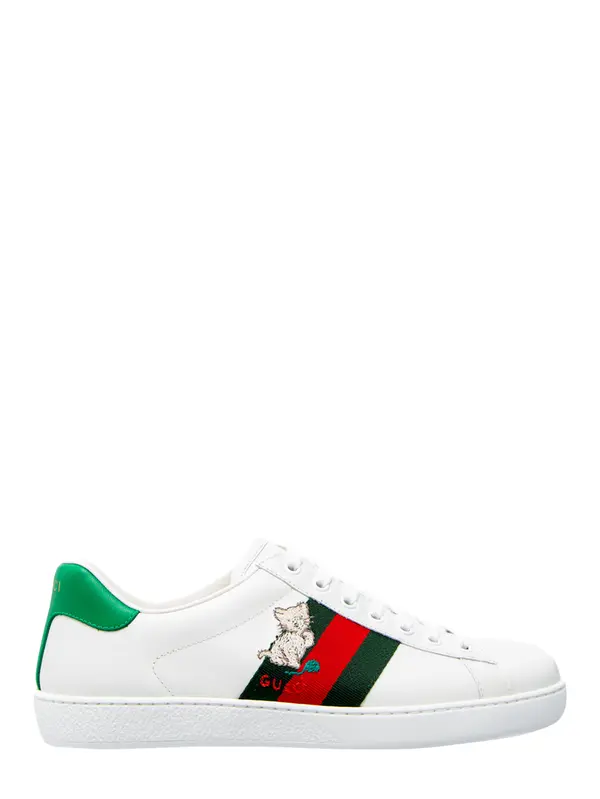 Gucci Ace Kitten Sneakers - White