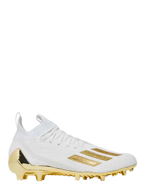 Adidas Adizero Cleats Primeknit Gold Metallic - White