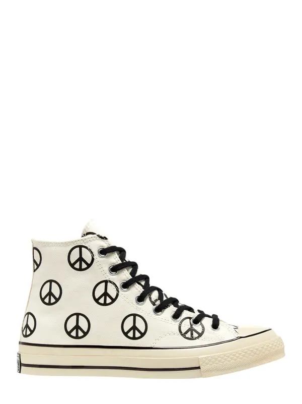 CONVERSE Chuck 70 High Unleash Peace Sneakers - White
