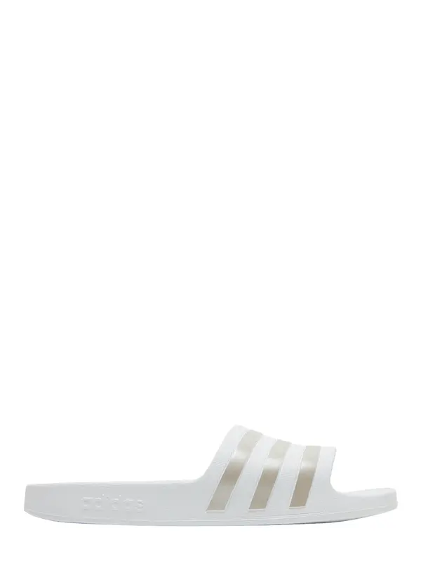 Adidas Adilette Aqua Slides - White