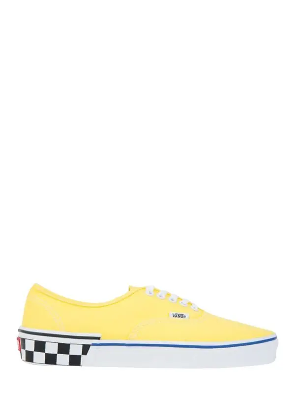 VANS Authentic Check Block Sneakers - Yellow