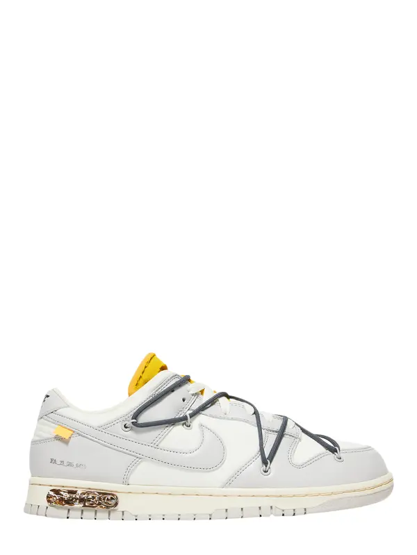 Nike Off- X Dunk Low 'lot 41 Of 50 - White