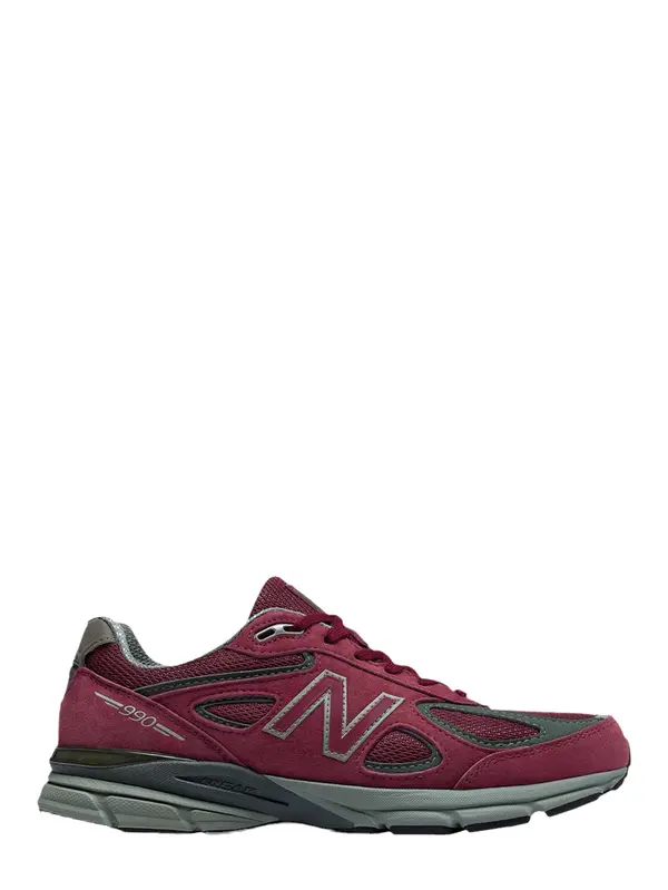 NEW BALANCE 990v4 Made In Usa Sneakers - Red