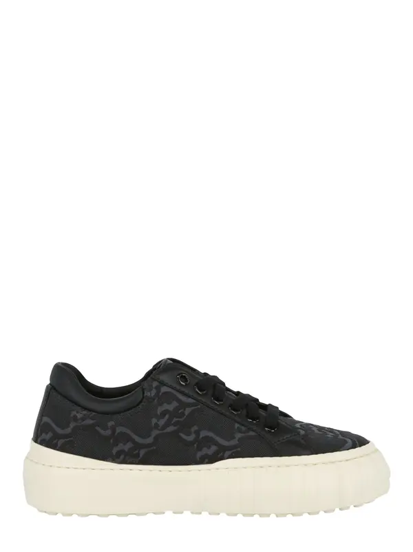 Fendi Force Platform Sneakers - Black