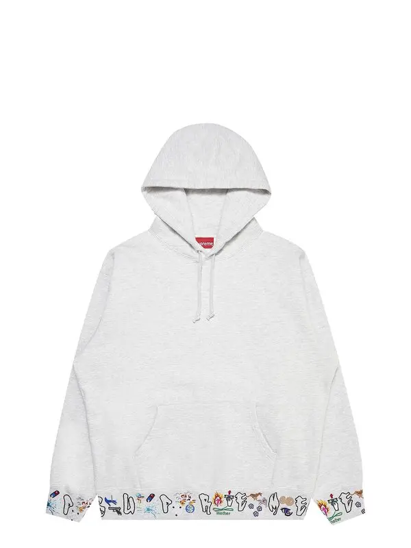 Supreme Hooded Sweatshirt - Grey