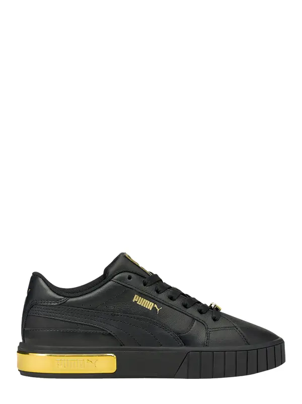 PUMA Cali Star Metallic Gold Sneakers - Black