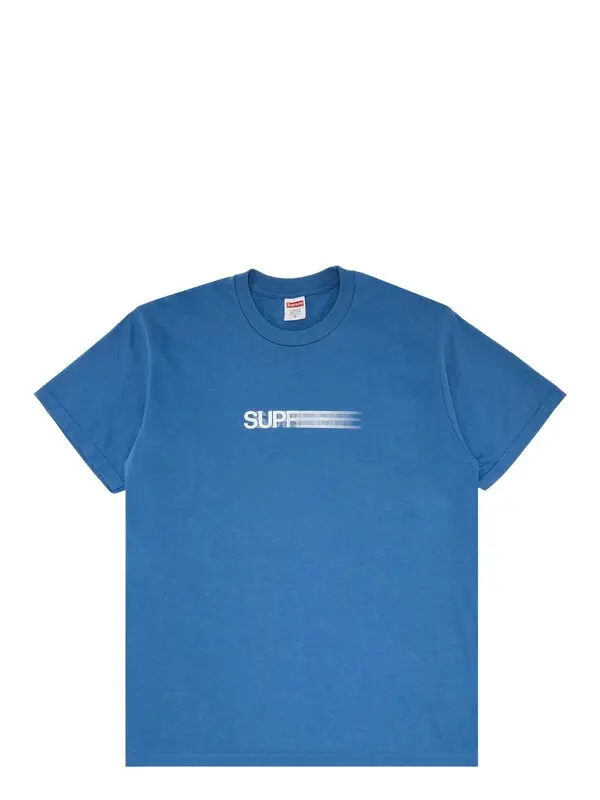 Supreme Motion Logo Tee 'faded - Blue