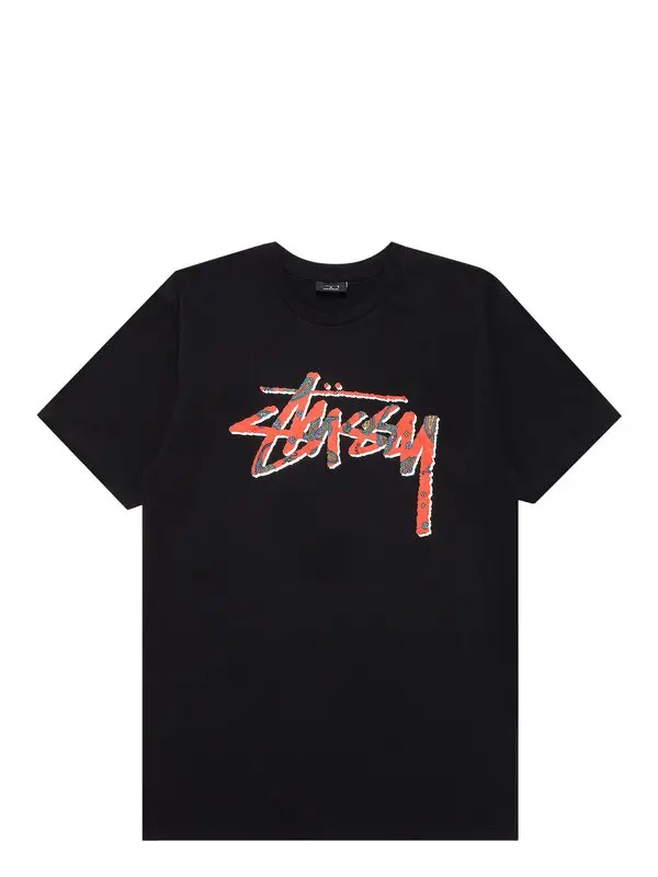 StÜssy Paisley Stock Tee - Black
