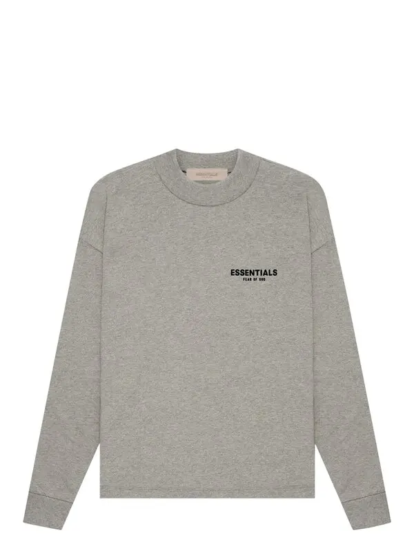Fear Of God Long-sleeve Tee 'dark Oatmeal - Grey