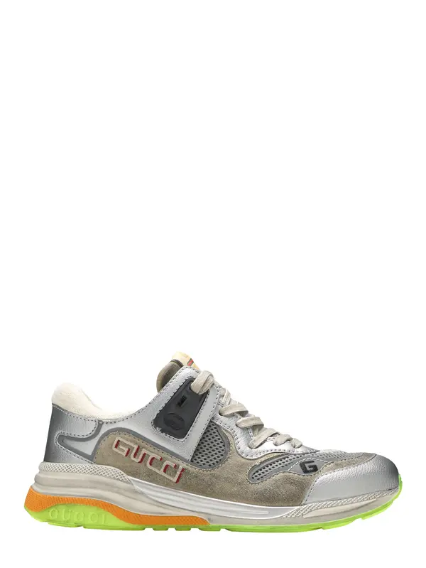 Gucci Ultrapace Metallic Sneakers - Silver