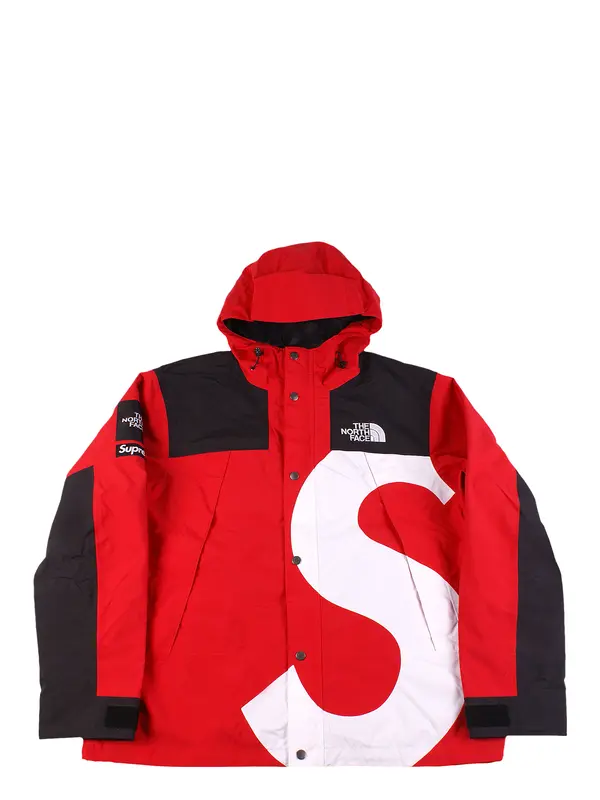 Supreme X The North Face Logo Mountain Jacket - Red