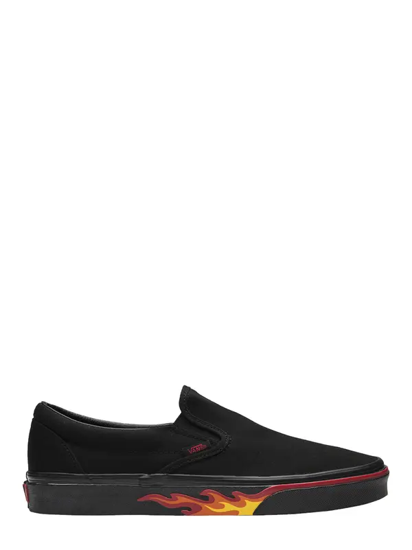 VANS Slip-on Flame Wall - Black
