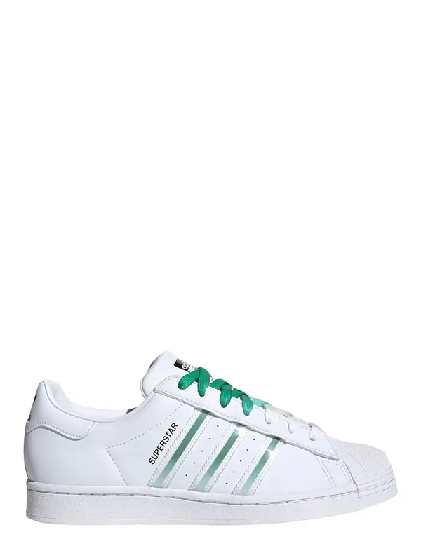 Adidas Superstar Interchangeable Stripes Sneakers - White