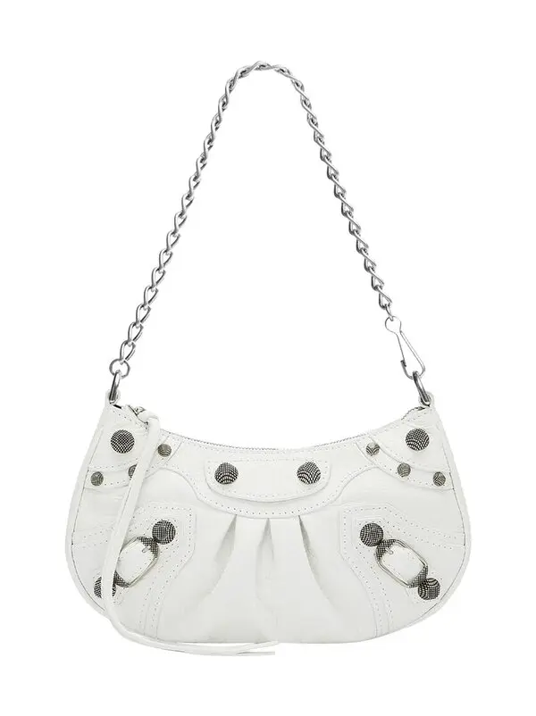 Balenciaga Le Cagole Mini Shoulder Bag - White