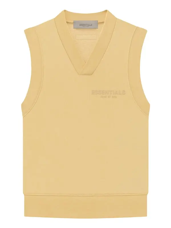 Fear Of God Pullover V-neck Vest - Yellow