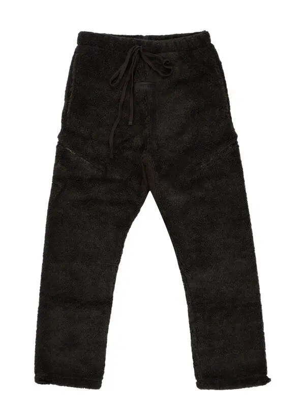 Fear Of God Polar Fleece Pant 'iron - Black