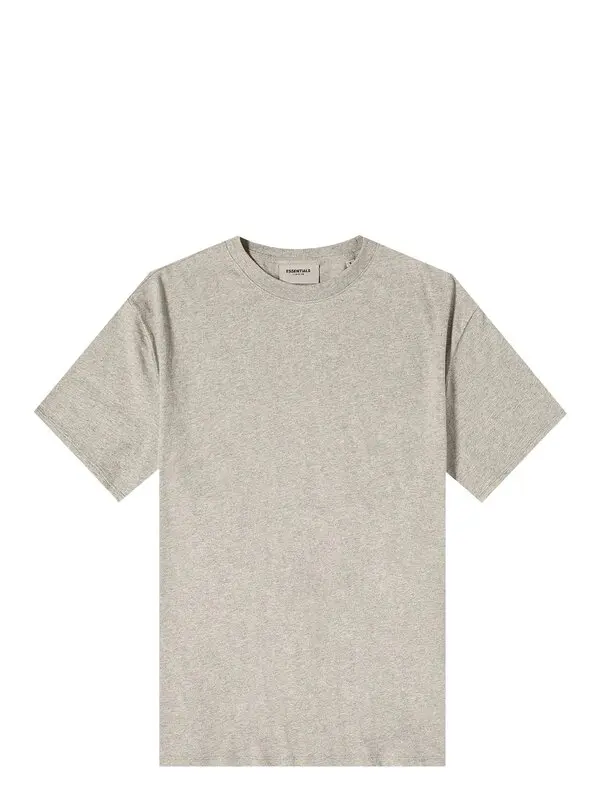 Fear Of God Logo Short-sleeve T-shirt 'heather Oatmeal - Tan