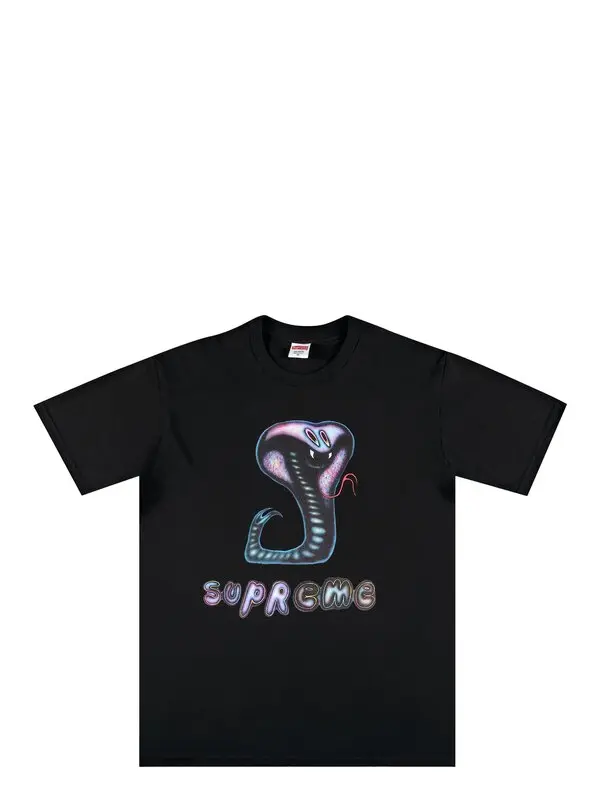 Supreme Snake Tee - Black