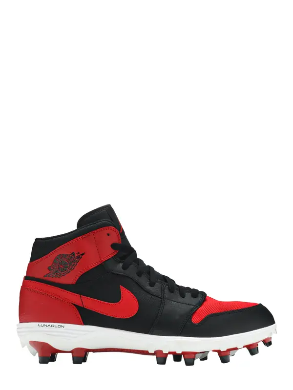 JORDAN 1 Mid Td Cleat - Red