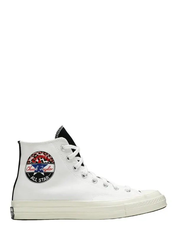 CONVERSE Chuck 70 Hi Logo Play Sneakers - White