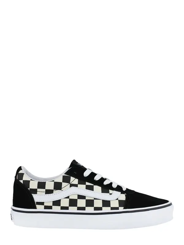 VANS Ward Checkerboard Sneakers - Black