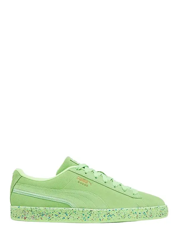PUMA Suede Triplex Mono Neon Sneakers - Green