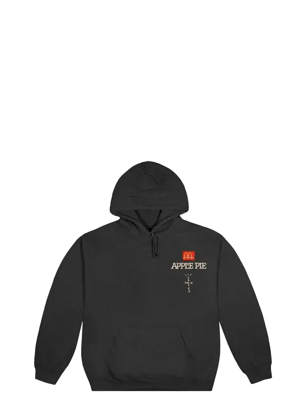 CACTUS JACK BY TRAVIS SCOTT X Mcdonald's Apple Pie Hoodie - Black