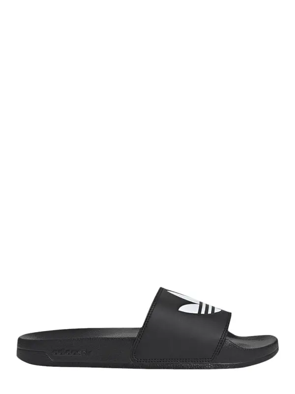 Adidas Adilette Lite Trefoil Logo Slides - Black