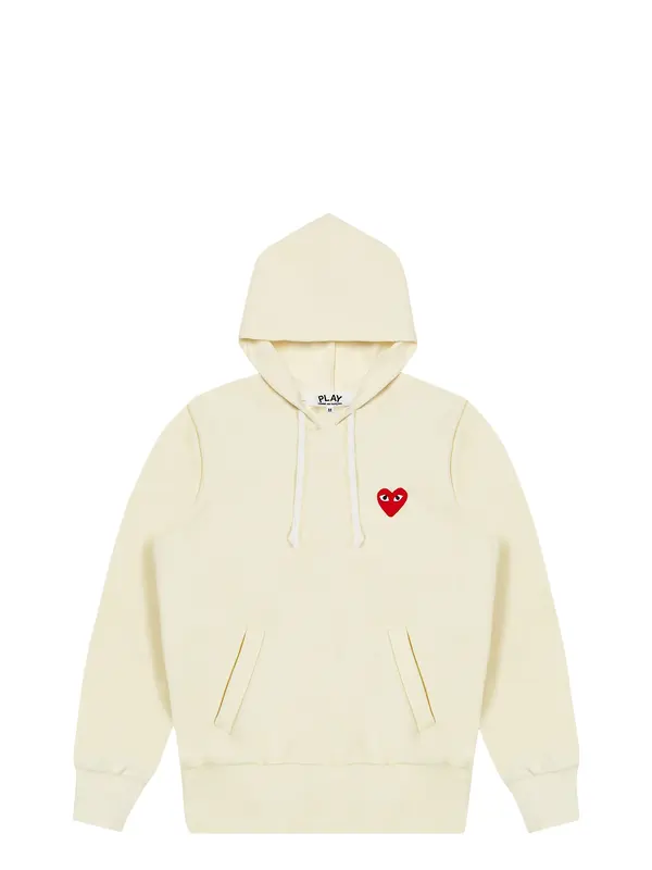 Play Comme Des Garcon Hoodie - White