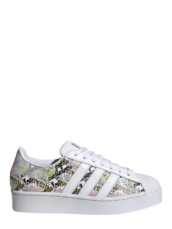 Adidas Superstar Bold Printed Sneakers - White