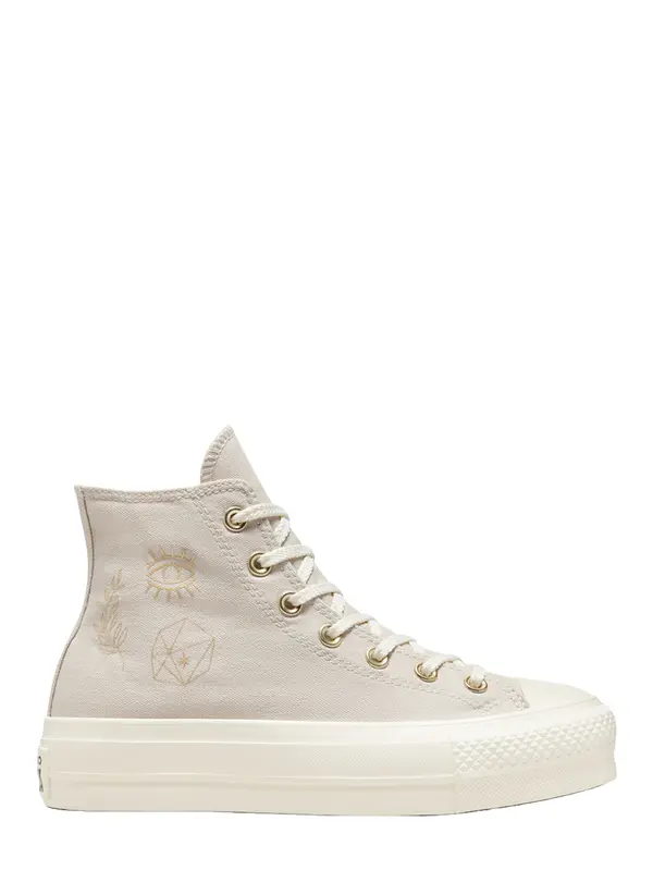 CONVERSE Chuck Taylor All Star Lift Platform High Top Sneakers - Cream
