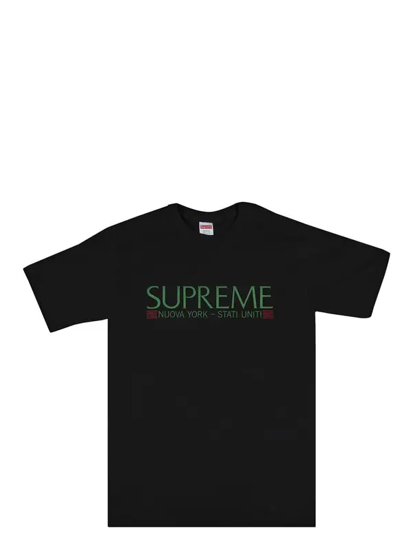 Supreme Nuova York Tee - Black