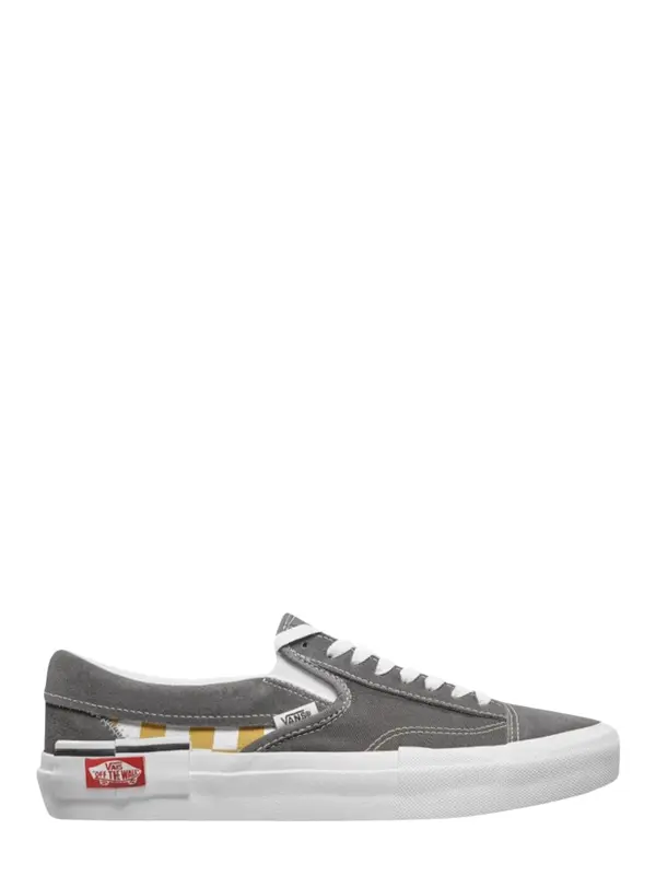 VANS Slip-on Cap Checkerboard Sneakers - Grey