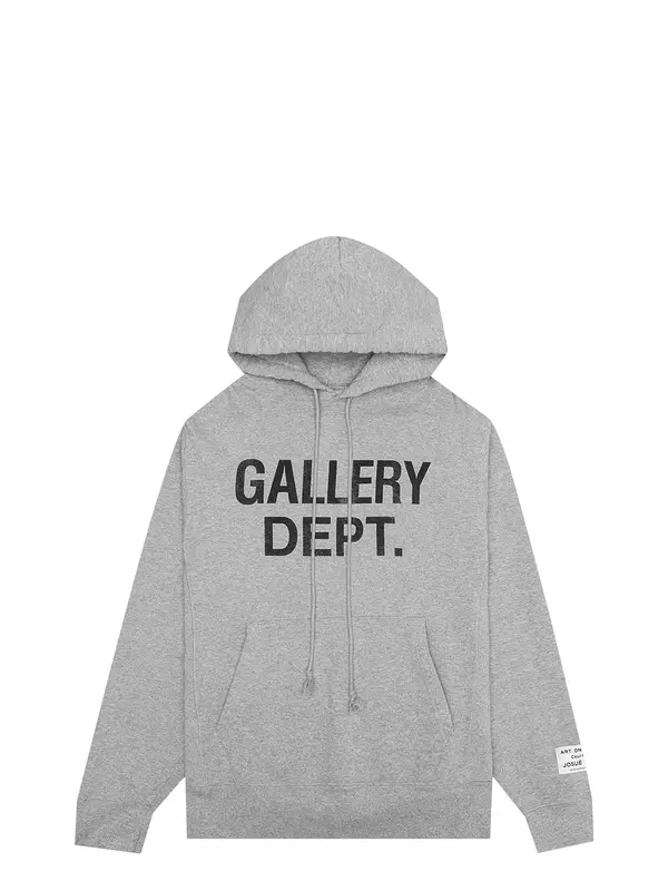GALLERY DEPT. Center Logo Hoodie - Grey