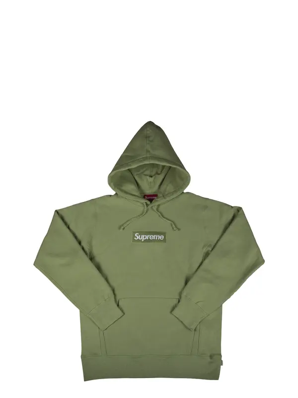 Supreme Box Logo Hooded Sweatshirt - Green