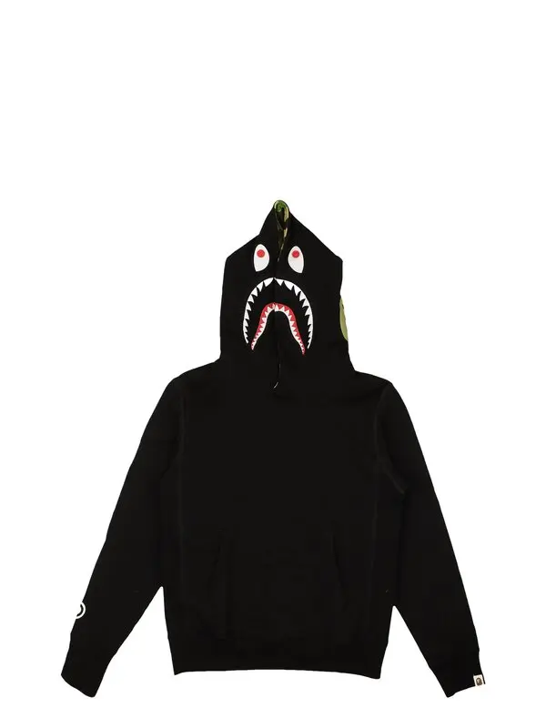 A BATHING APE Shark Pullover Hoodie - Black