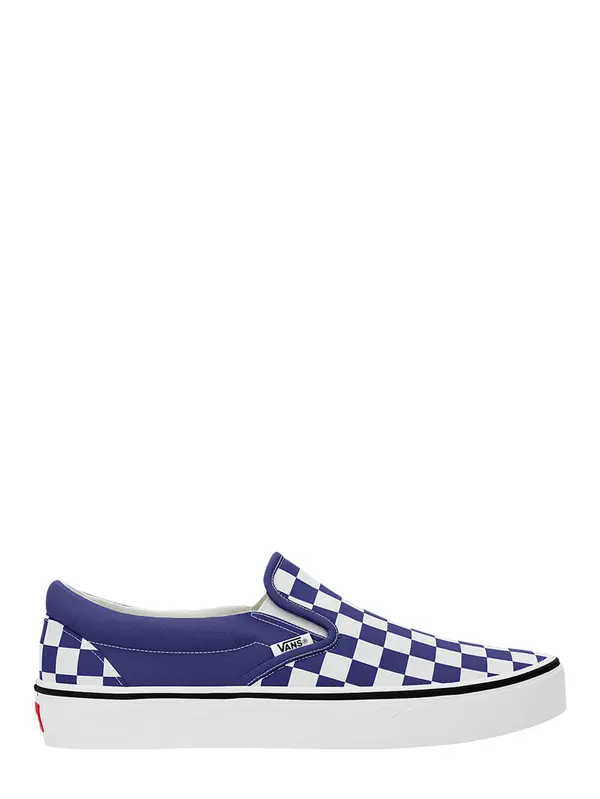 VANS Classic Checkerboard Slip-on Sneakers - Blue