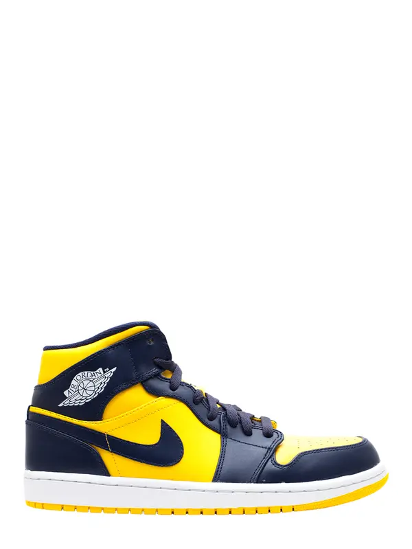 JORDAN 1 Mid Sneakers - Yellow