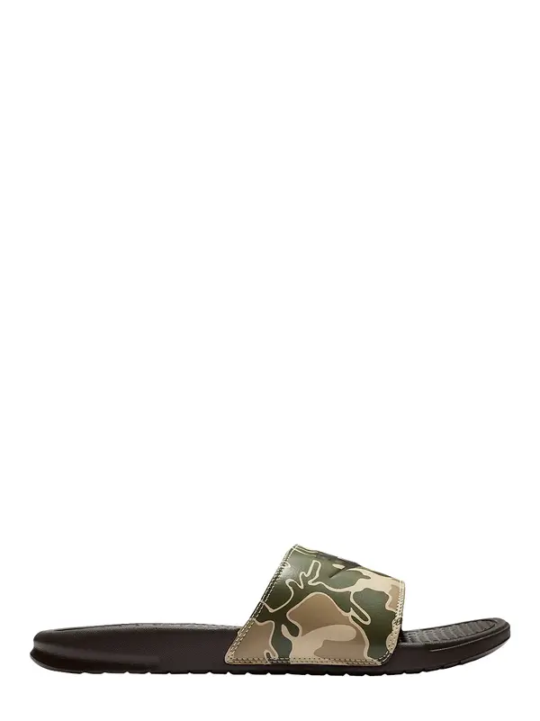 Nike Benassi Jdi Print Slides - Brown