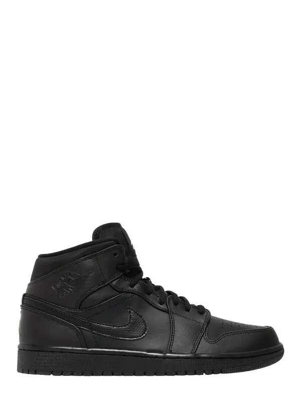 JORDAN 1 Mid Sneakers - Black