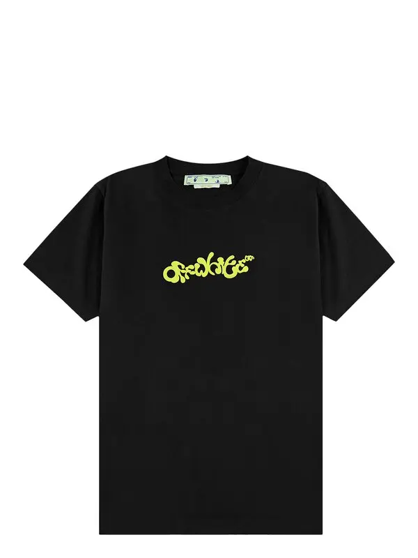 Off-White Opposite Arrow Slim Short-sleeve Tee /lime - Black